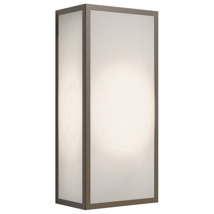 Astro 160 Frosted Exterior Wall Light Bronze