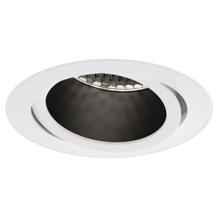 Astro Slimline Round Adjustable Fire-Rated Ceiling Light White