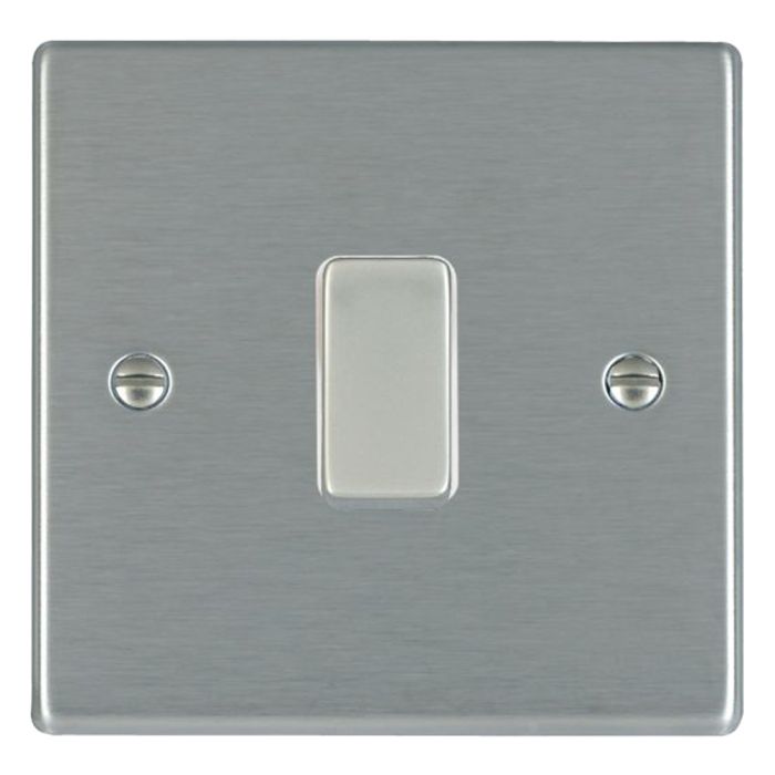 Avenue Slim Intermediate Switch Satin Steel White