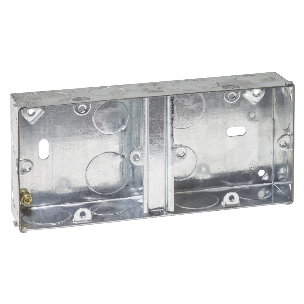 Dual Flush Metal Box 25mm